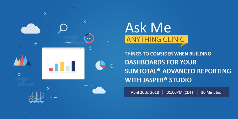 Building Dashboards for SumTotal Advanced reporting with Jasper Studio